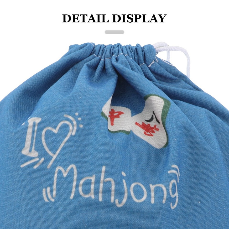 Mahjong Organizers Storage Bags Empty Mahjongg Drawstring Holder | eBay ...