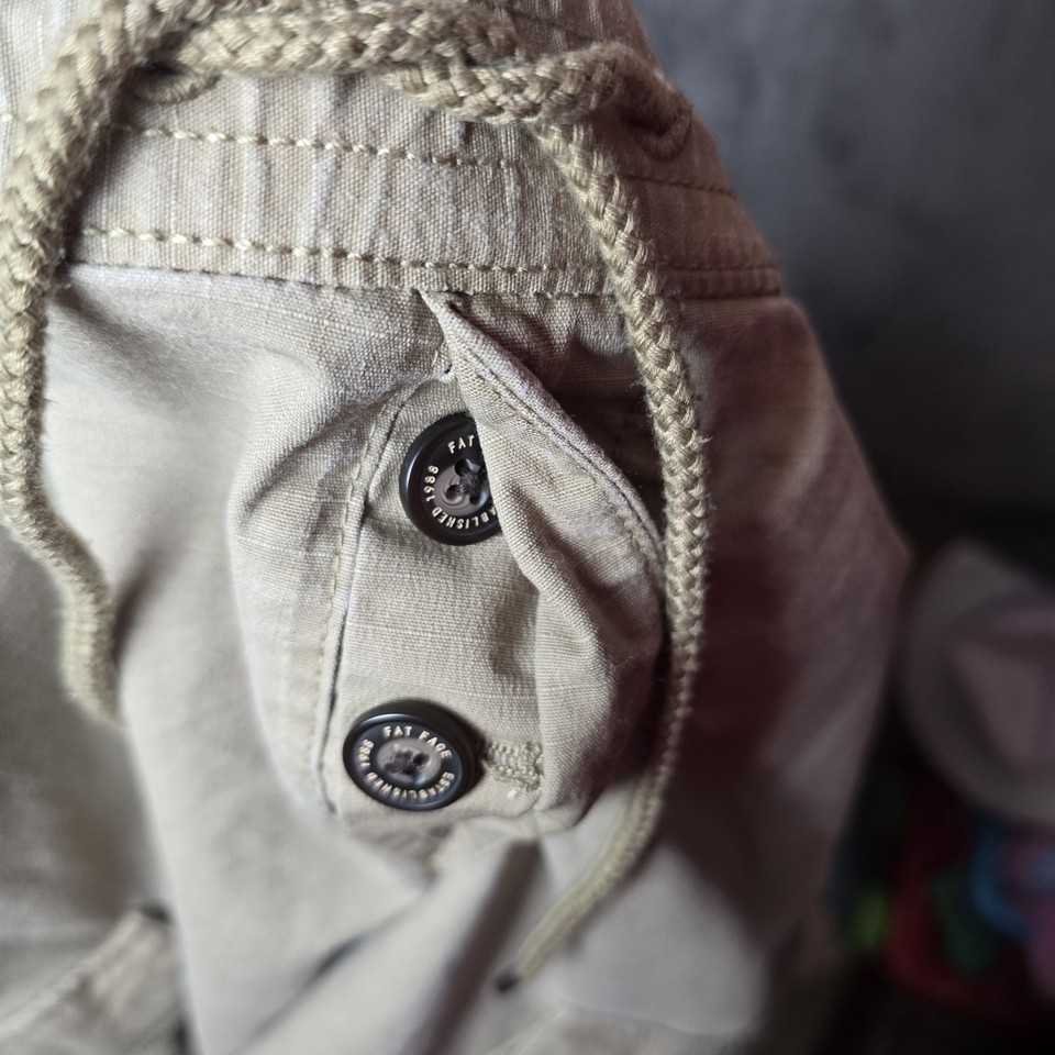 Fat Face Shorts Mens W32 Beige Cargo Utility Safari Drawstring Combat ...