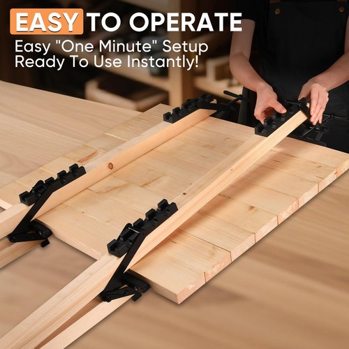 Panel Clamps Woodworking, Panel Clamp, 2 Pack of 4 Way Pressure Clamps ...
