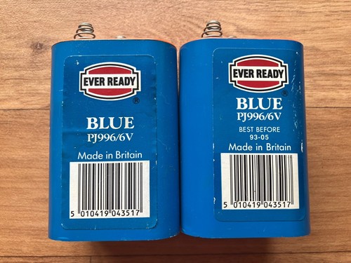 Vintage Ever Ready Battery Pj996 6V Display Only x2 | eBay