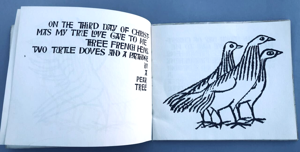 a partridge in a pear tree CHRISTMAS ART BOOKLET ben shahn '61 Museum ...