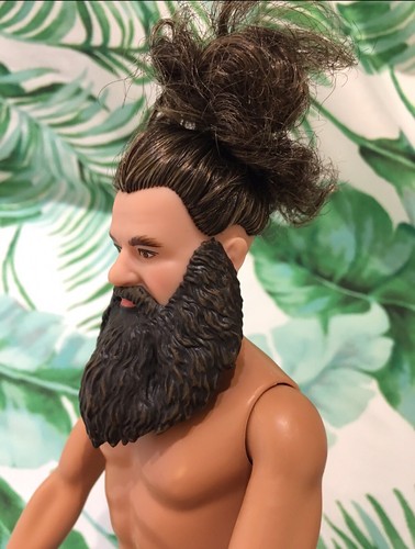 Barbie Ken Doll Merman OOAK Jesus Hipster Aquaman Mermaid Beard | eBay