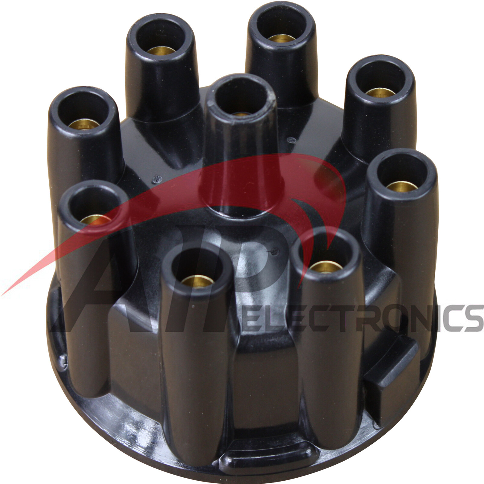 AIP Black Female Terminal Ignition Distributor Cap For V8 Pro Billet ...
