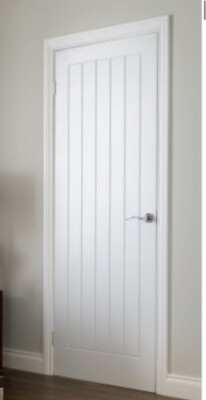 Wickes Geneva White Grained Moulded Cottage Internal Door-1981 x 838mm ...