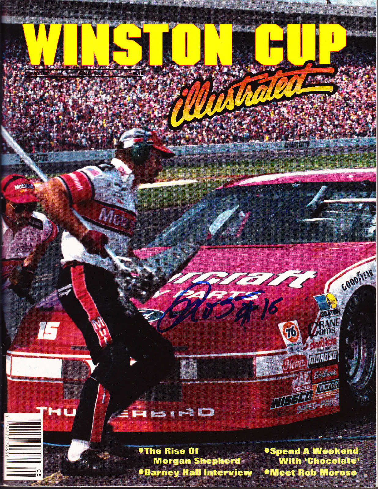 MORGAN SHEPHERD AUTOGRAPH SIGNED WINSTON CUP ILLUSTRATED NASCAR COA | eBay