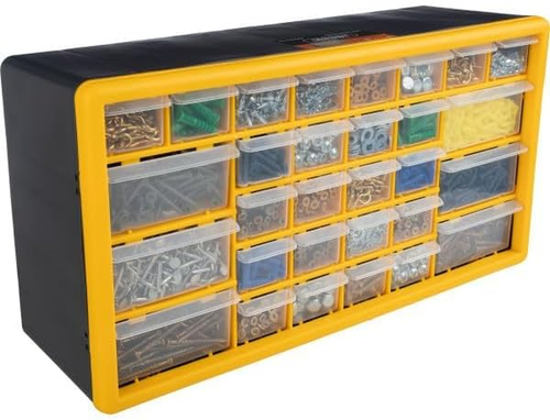 30-Drawer Parts Craft Hardware Storage Cabinet Plastic Box Container ...