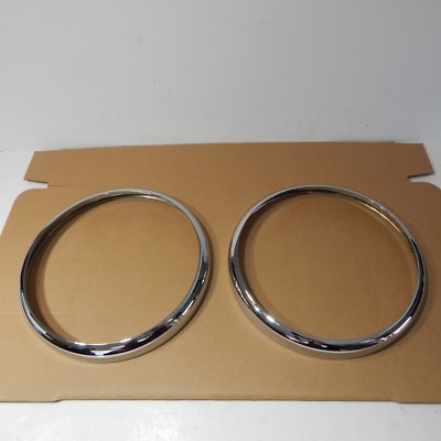 Brand New Chrome Light Headlight Headlamp Rim Trim Ring MGB 1963-1979 ...