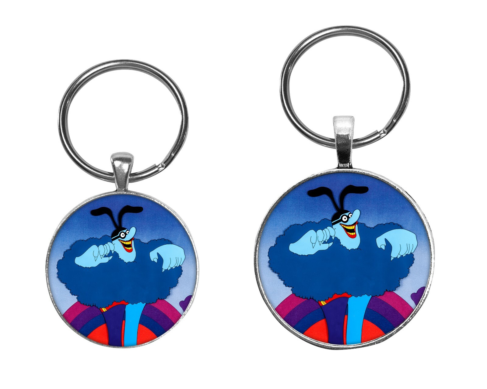 Blue Meanies The Beatles Yellow Submarine Movie Keychain OR Necklace ...