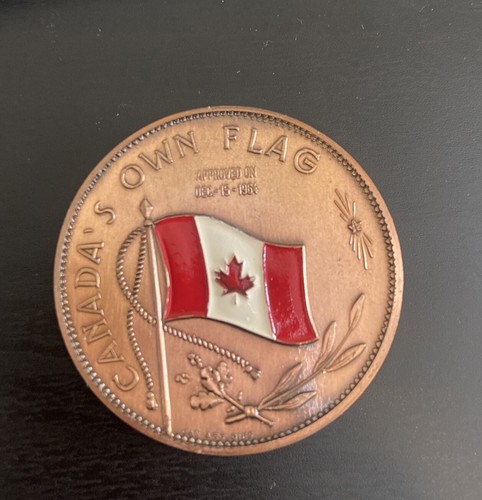 Canada's Own Flag 1964 - Lester B. Pearson Prime Minister - Medallion ...