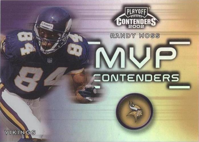 2002 Playoff Contenders - Mvp Contenders Randy Moss #MVP-8 for sale ...