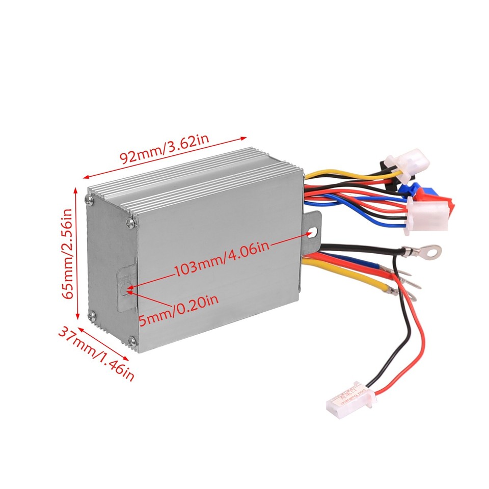 48V 1000W Brush Electric Motor Kit Controller Scooter E Bike Bicycle Go ...