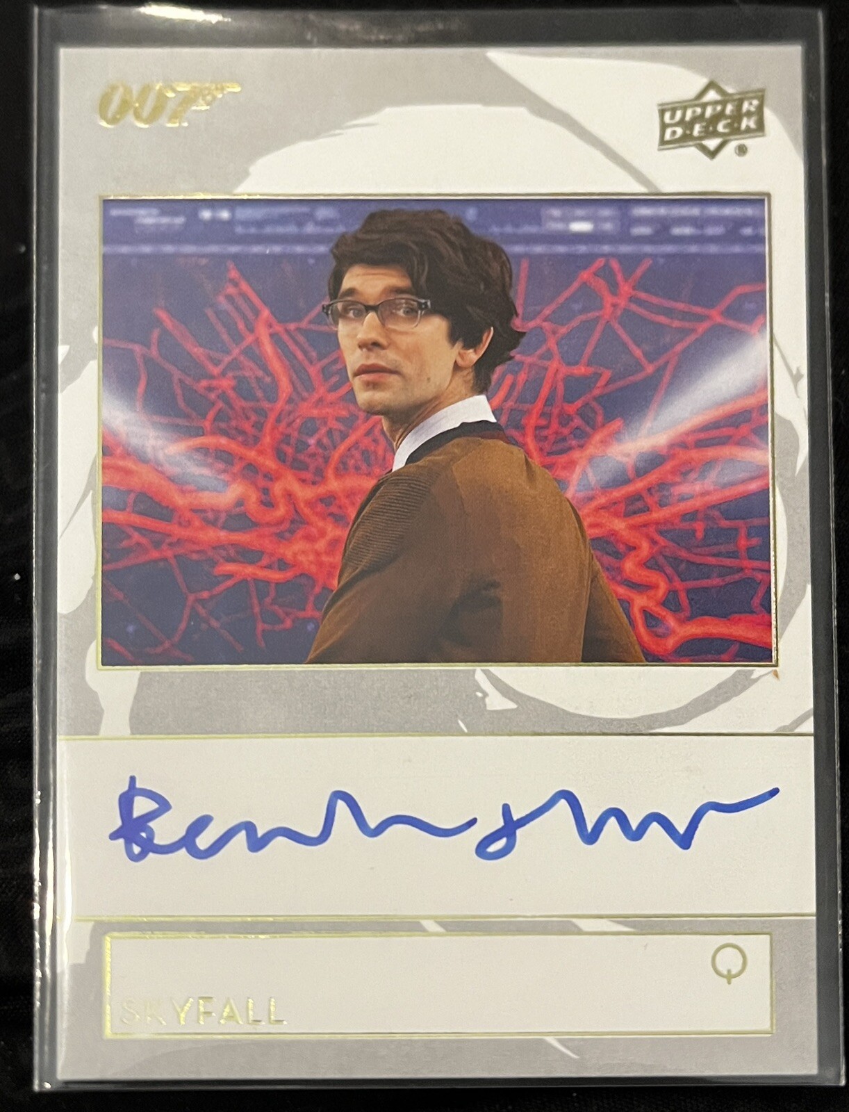 RARE 1/case James Bond Ben Whishaw Q 2019 Tier-A Autograph Card Upper ...