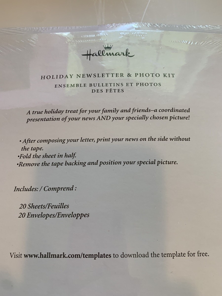 Hallmark Paper Letterhead