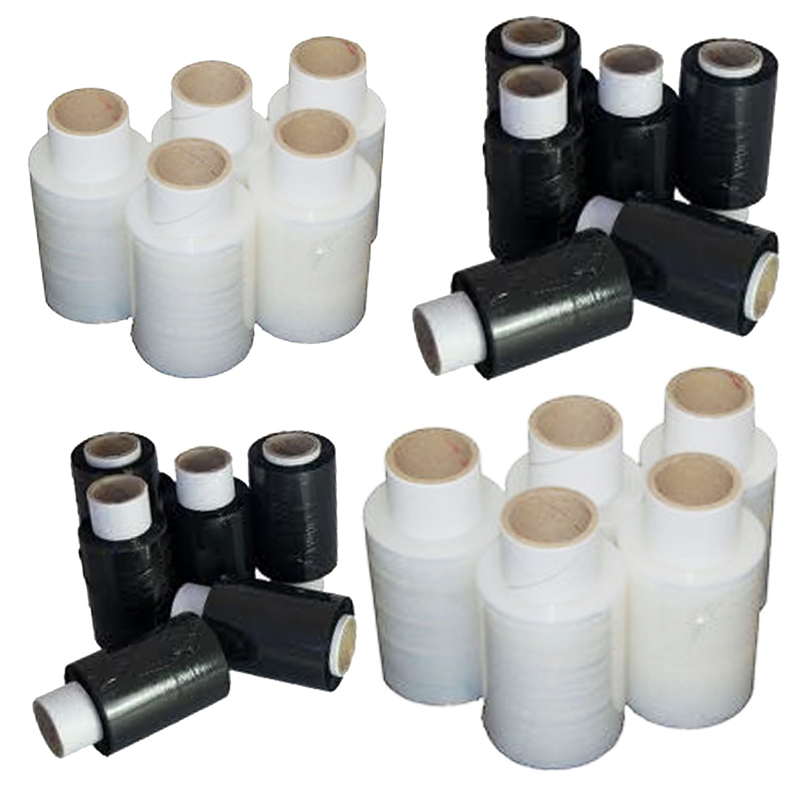 Strong Mini Handy Wrap Clear Black Pallet stretch Shrink Wrap Film ...