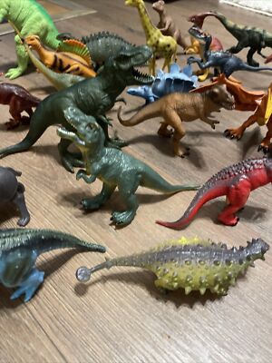 Jurassic World Park Dinosaur Toy Lot 40+ Dinos Rare Purple, T-Rex ...