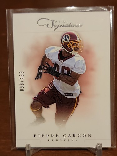 2012 Prime Signatures #94 Pierre Garcon #/499 Washington Redskins ...