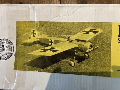 Balsa EINDECKER W/ Guns And Wheels! WW1 RC Model Airplane Kit 53in WS ...