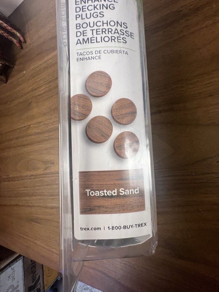 Trex Hideaway Toasted Sand Fascia Plugs 416 Count | eBay