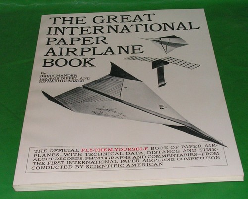 The Great International Paper Airplane Book - Paperback By Jerry Mander ...