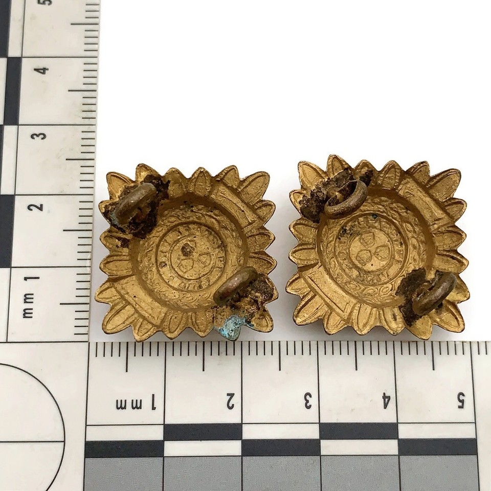 British Army Officers Insignia Pips Rank 2nd Lieutenant Set PAIR 30mm ...