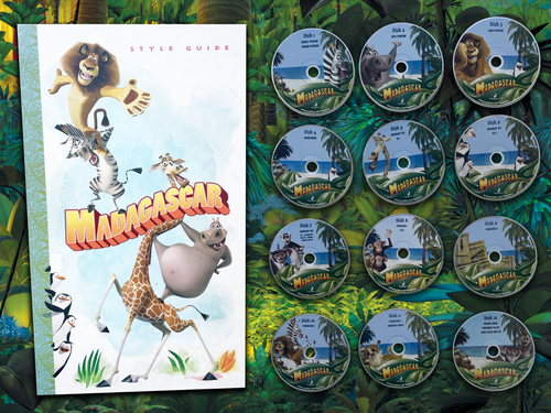 DreamWorks Madagascar (2005) Official Studio Brand Style Guide – 12 CD ...