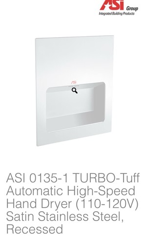 ASI Model 0135-1 Stainless Hand Dryer | eBay