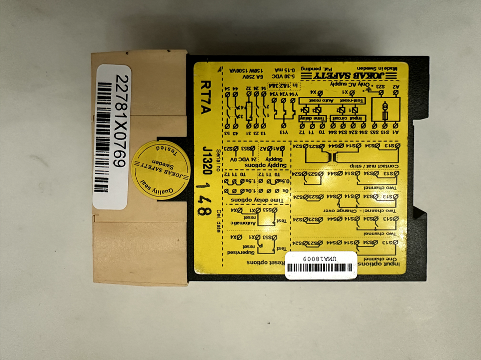 RT7A 2TLA010028R2000 ABB RT7A 24VDC 0- 1.5S Safety Relay ( Jokab ) | eBay
