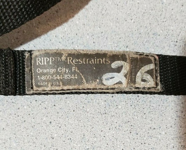 Ripp Restraints Hobble Strap D-Ring Police Prison Jail Restraint | eBay