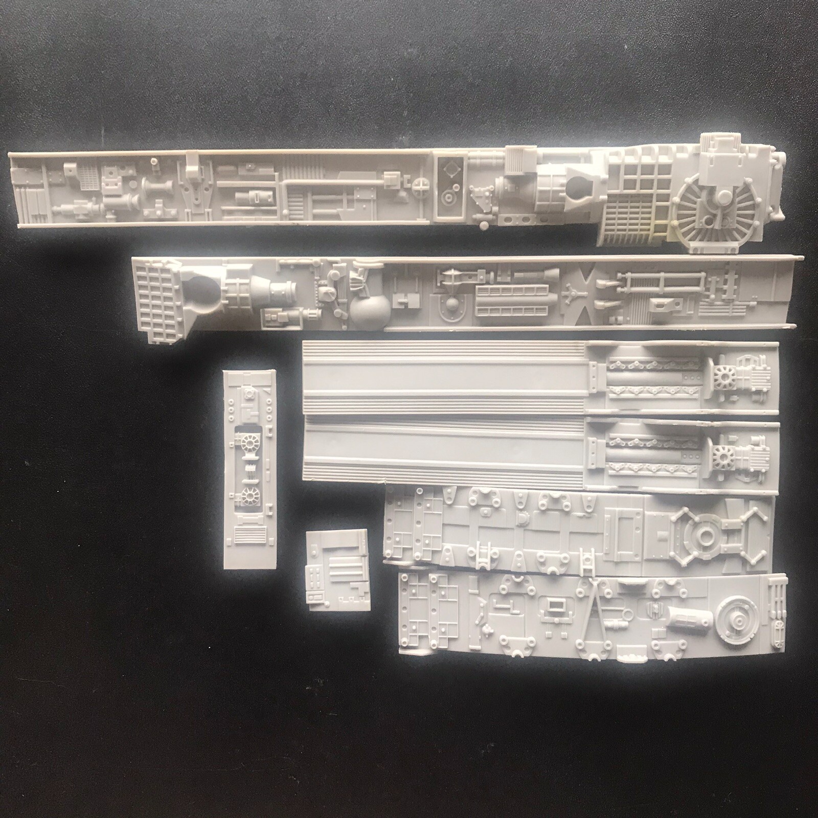 2008 Star Wars Legacy Millennium Falcon Side Trim Panel Pieces Set of 8 ...