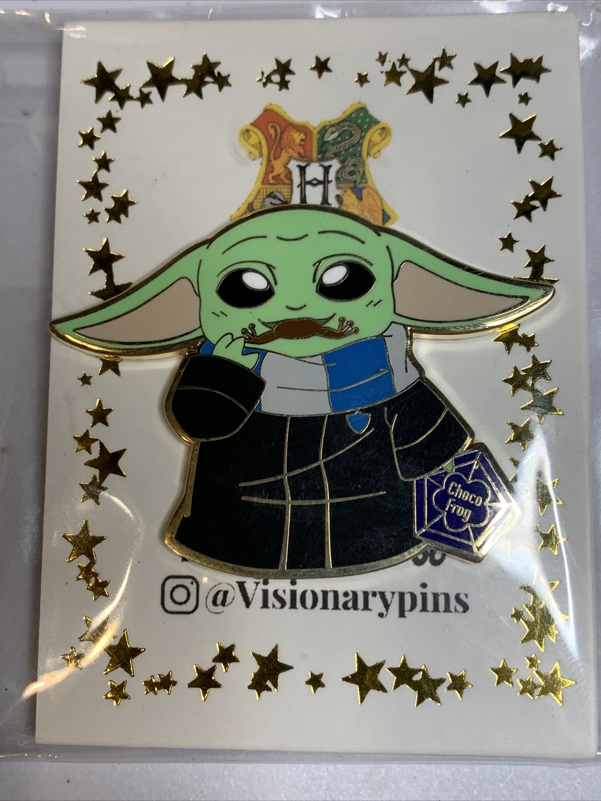 Harry Potter Star Wars Pin Visionarypins Ravenclaw Baby Yoda Choco Frog ...