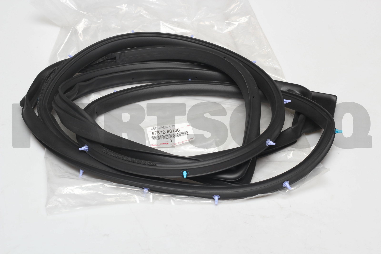 6787260130 Genuine Toyota WEATHERSTRIP, REAR DOOR, LH 67872-60130 | eBay