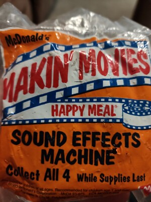 1993 McDonalds Happy Meal Makin' Movies - Sound Effects Machine Under 3 ...