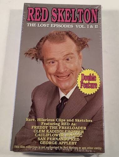 VTG VHS TAPE RED SKELTON THE LOST EPISODES VOL. 1 & 2 .. 1960’s Comedy ...