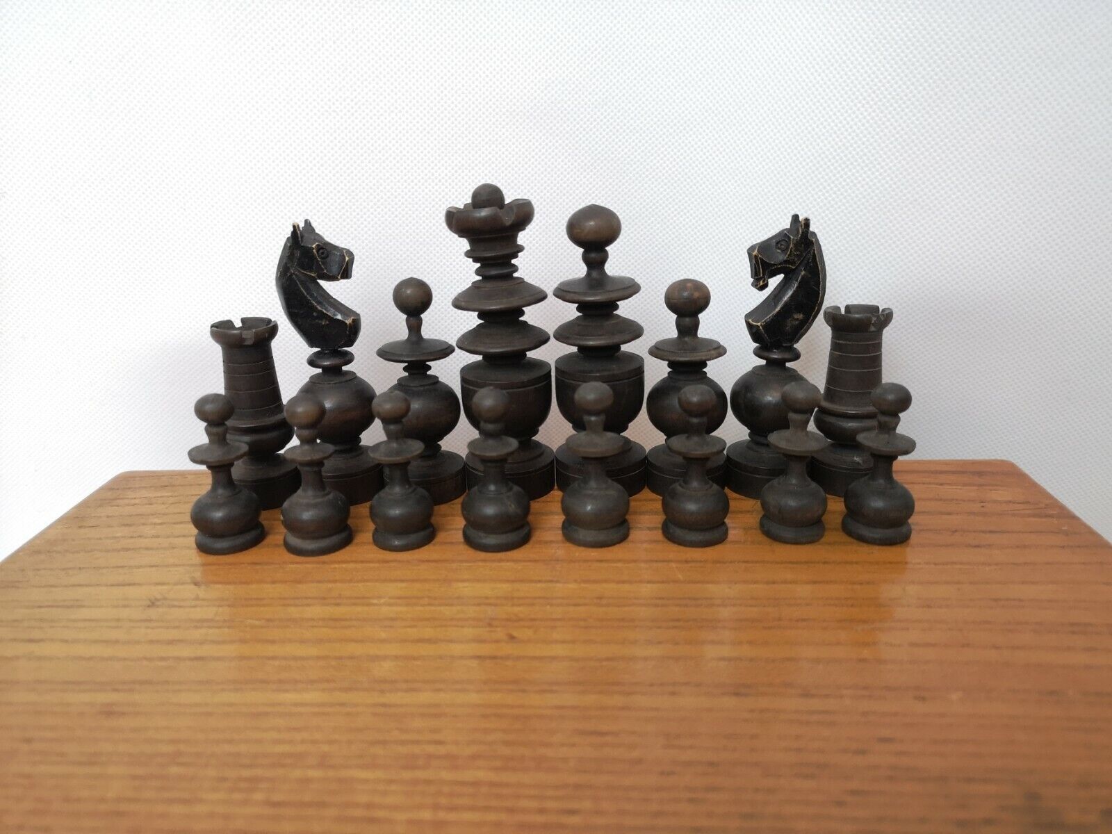 Old Wood Regency Chess Set Vintage Regency Wood Chess Set with Box | eBay