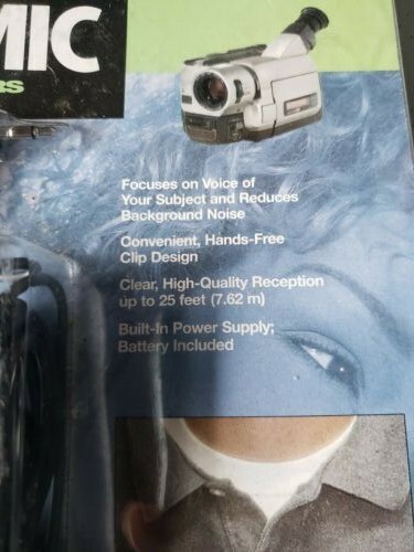 Ambico V-0625 Lapel Microphone Camcorder Mic 2002 Recoton Accessories ...