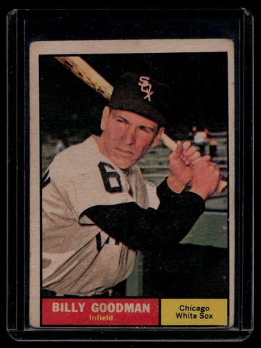 1961 Topps Billy Goodman #247 Chicago White Sox Very Good | eBay