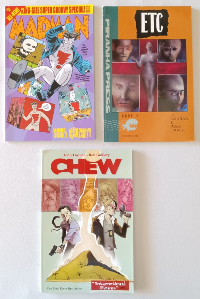 Lot 7 Edgy Comics and Graphic Novels - Gregory by Hempel, Bacchus ...