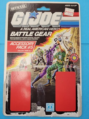 G.I. Joe Battle Gear Accessory Pack #5 File Card Hasbro 1983 | eBay