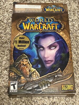 World of Warcraft Original Box And Manual Only PC Game Blizzard (2004 ...
