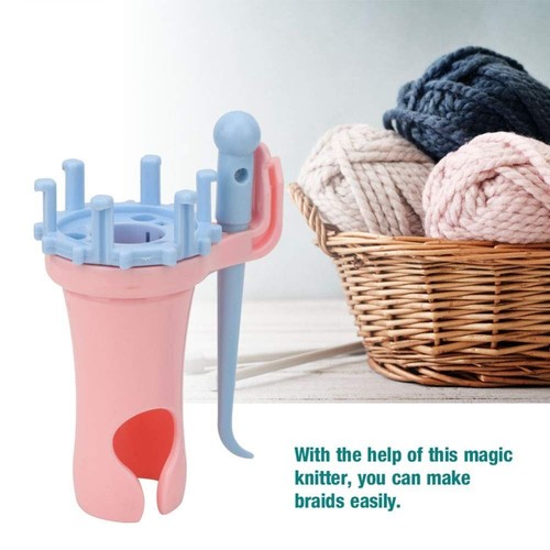 Head Knitting Spool Knitter Knit Spool Loom Set Weaving Tool Yarn Wool ...