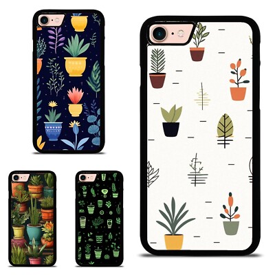 For Samsung Galaxy Apple iPhone Motorola Phone Case potted plants ...
