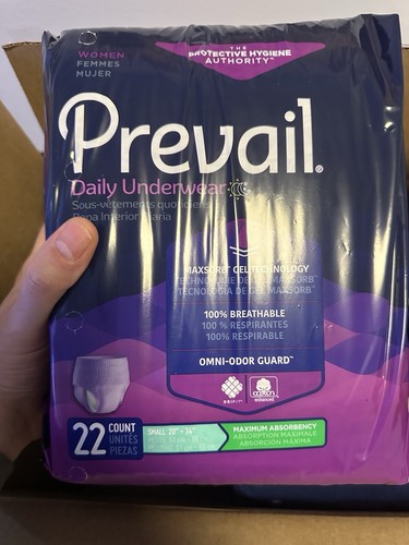 4 Pack - Depends Daily Underwear - Small - New In Box | eBay