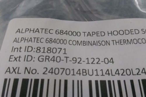 Alphatec GR40-T-92-122-04 4 Pk Size L Green Zipper Closure Coveralls | eBay