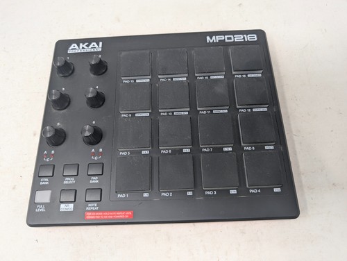AKAI Professional MPD218 - USB MIDI Controller with 16 MPC Drum Pads ...