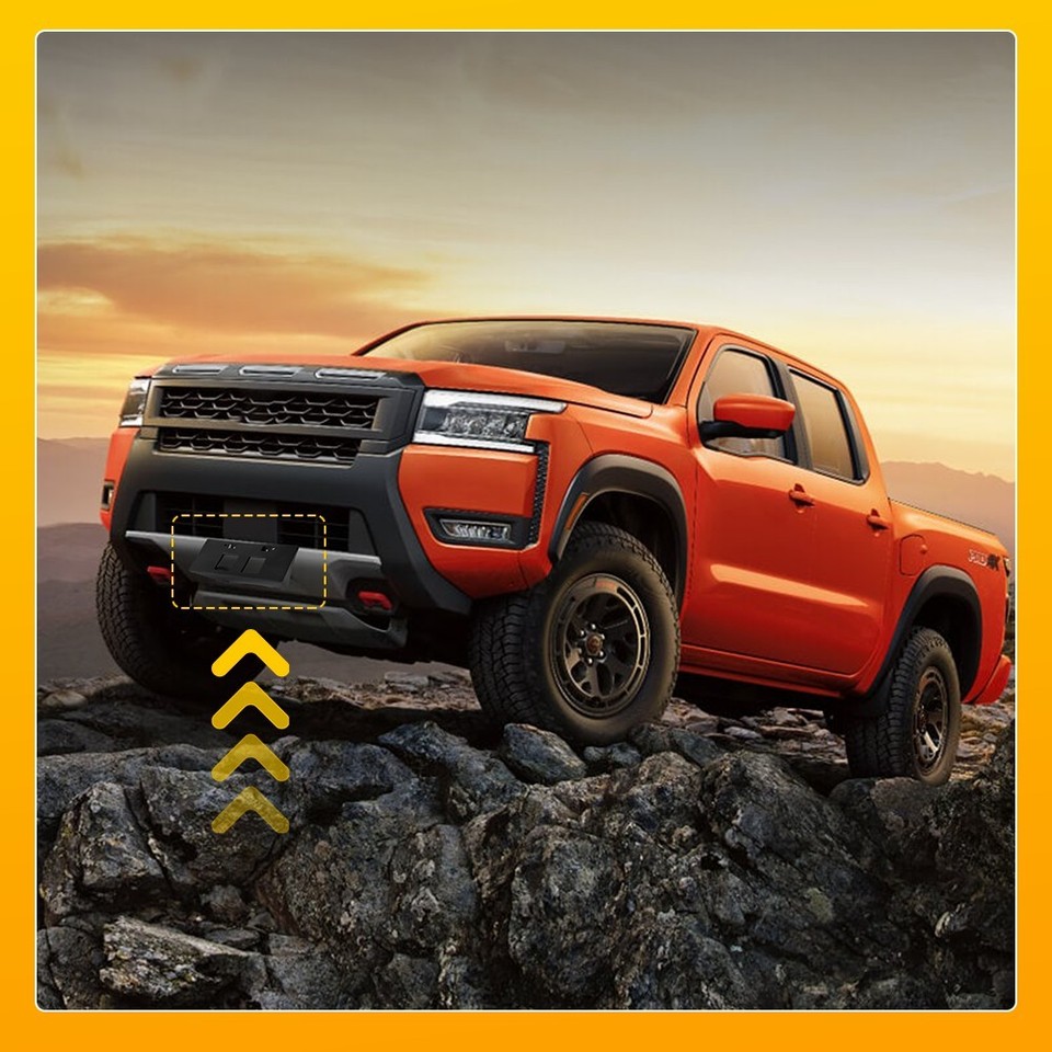 Front Plate License Frame Holder Bracket 2020-24 for Nissan Frontier ...