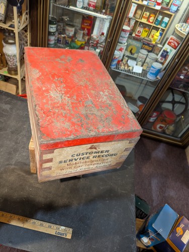 Vintage Original Mobil Oil Customer Car Service Record Inspection All ...