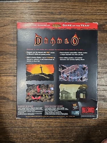 Diablo PC Big Box Complete w/Game, Manual and Inserts | eBay