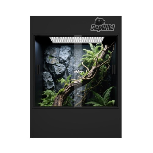33 Gallon PVC Tall Reptile Tank/Terrarium, 18" x 18" x 24" Arboreal ...