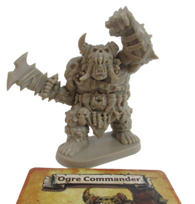 HEROQUEST: Against The Ogre Horde OGRE COMMANDER Mini & Card NEW!! | eBay