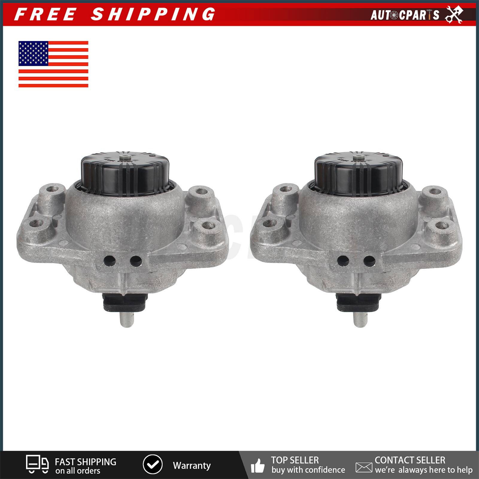 For Land Rover Range Sport Engine Mount Pair LH + RH 3.0L V6 5.0L V8 ...
